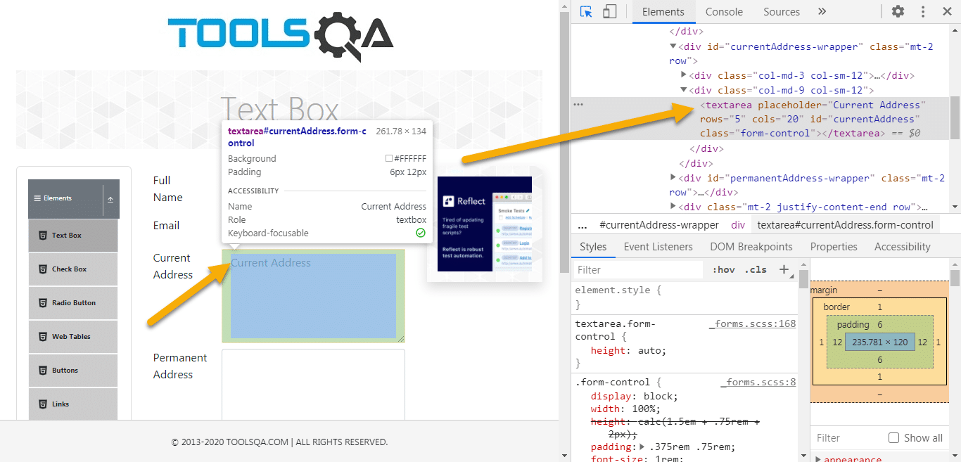 How to Inspect Elements in Chrome, Firefox and IE using Web Inspector
